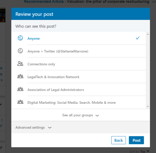 LinkedIn Launches Audience Selector Tool for Posts Enhancing User ...