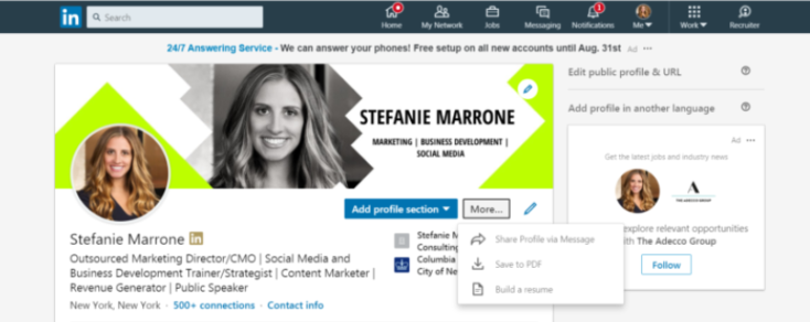 New LinkedIn Feature: How to Share Someone's Profile (or Your Own ...