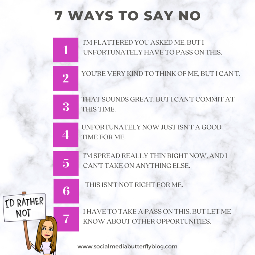 7 Ways to Say No and How to Get Better About Saying No | The Social ...