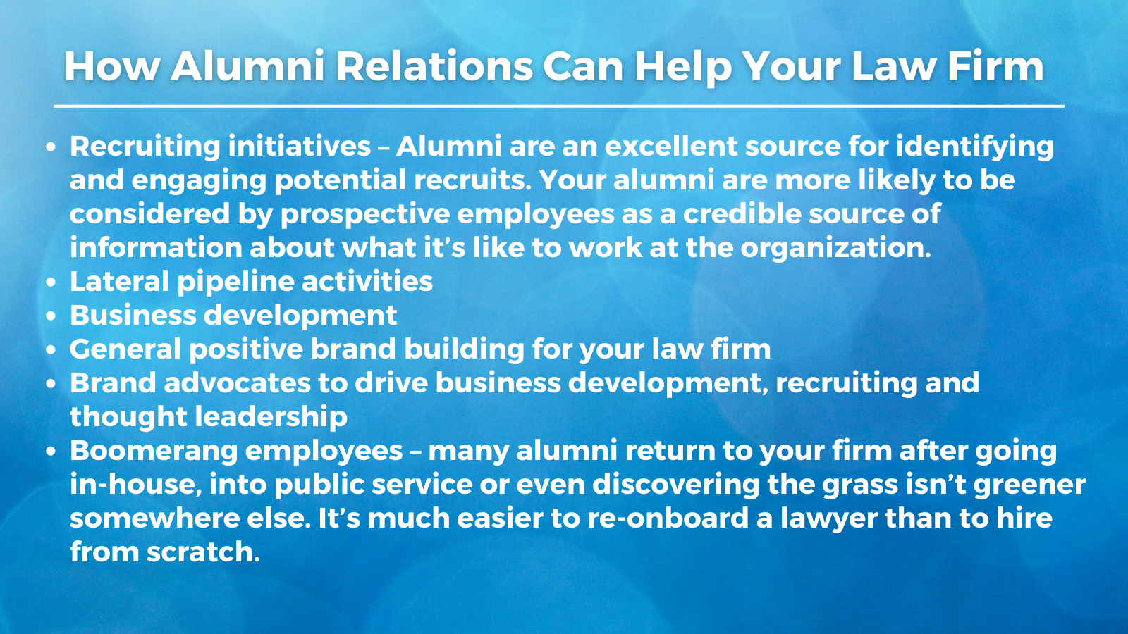 Why Creating an Alumni Relations Program is One of the Best Investments ...